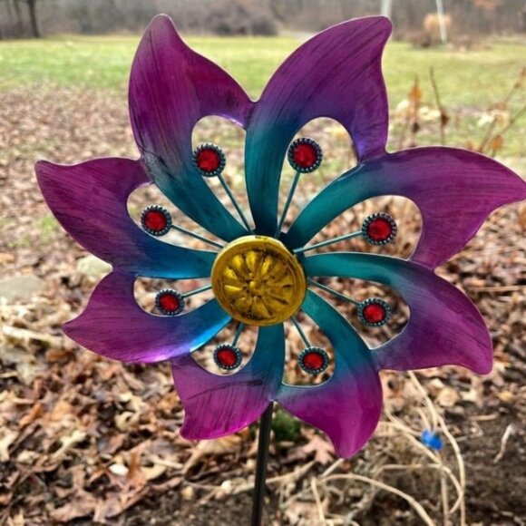 No brand / Not sure | Accents | Wind Spinners Outdoor 96 Dia4 H Metal ...